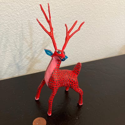 Beautiful Oaxacan Wood Carving Rabbit Alebrije. Mexican Folk Art - Etsy