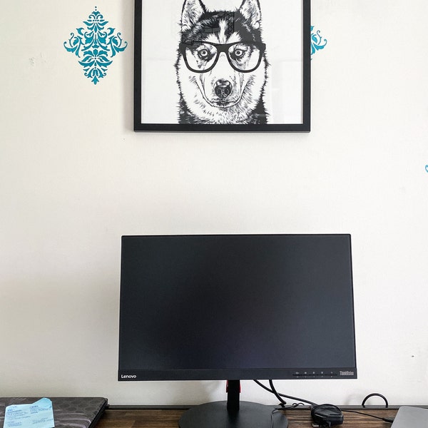 Siberian Husky Wall Art, Husky Print, Husky Dog Decor, Dog Prints, Sign ...