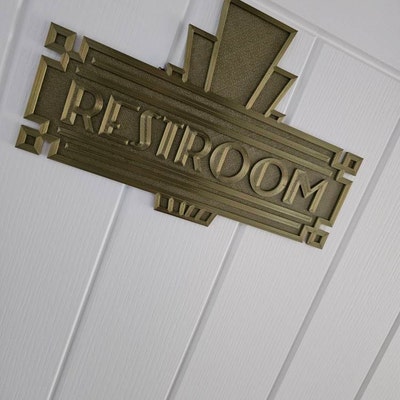 Custom Art Deco Sign Decor Home Art Deco 3D Printed Decoration Interior ...