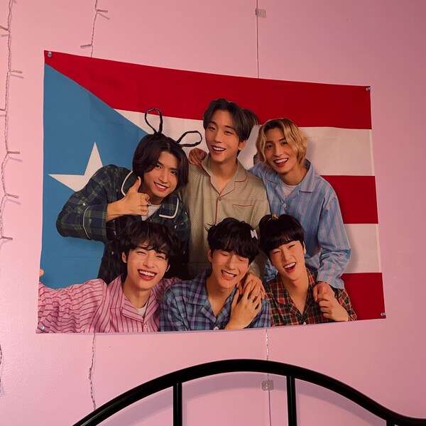 Zb1 Ricky Gay Cowboy Pride Flag Banner, Zerobaseone Members Kpop Flag ...