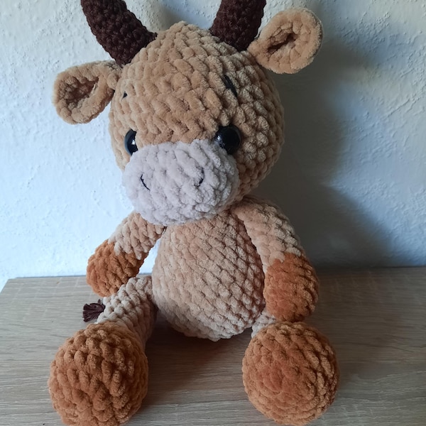 Amigurumi Ram Pattern, Crochet Pattern Ram, Large Plushie Amigurumi ...