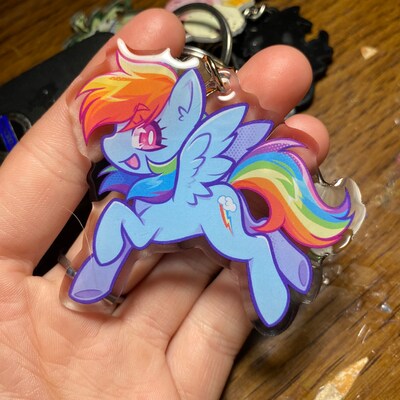 MLP Mane Six Acrylic Keychains - Etsy