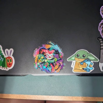 Alastor stayed Gone Hazbin Hotel hollographic Keychain - Etsy