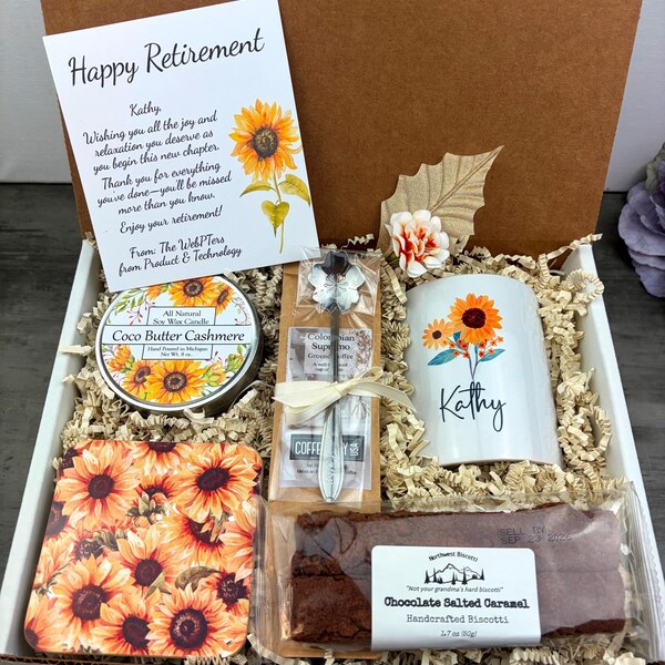 Retirement Care Package - Personalized Retirement Gift - Retirement ...