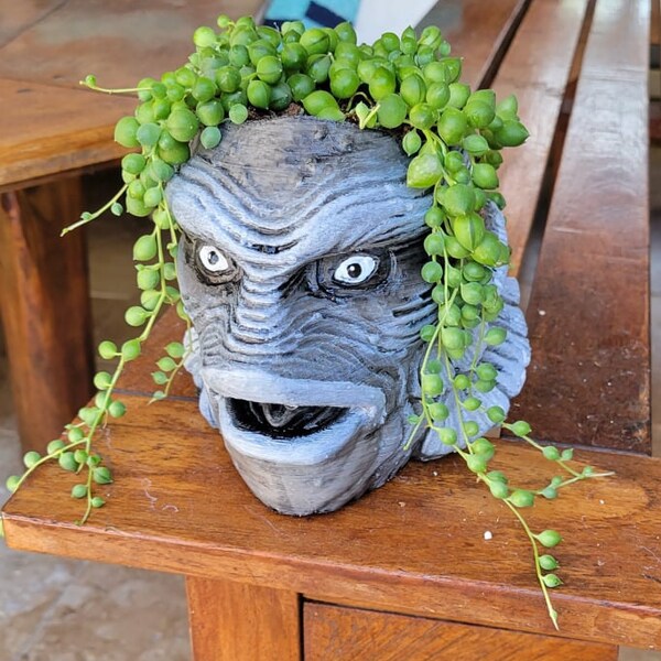 Classic Monsters Succulent Planter Pot, Hand Sculpted, Painted! - Etsy