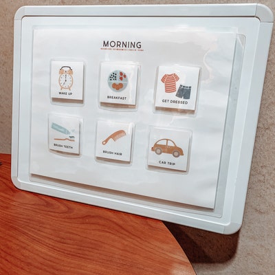 Editable Daily Routine Cards & Chart, Toddler Daily Rhythm, Visual ...