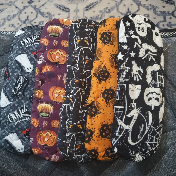 MADE TO ORDER Reusable Cloth Pad Sets Period Pads Eco Friendly Gothic ...