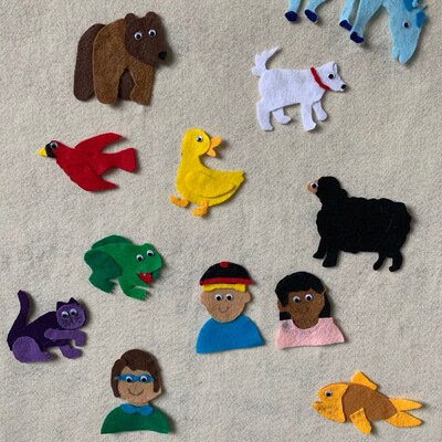 I See a Brown Bear Felt Story Pattern PDF PATTERN ONLY for Felt Story ...