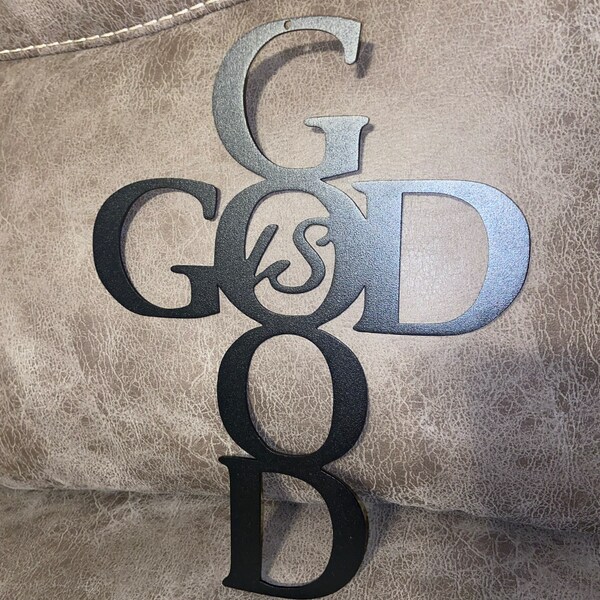 God is Good Metal Sign, Metal Wall Art, Metal Signs, Home Decor ...