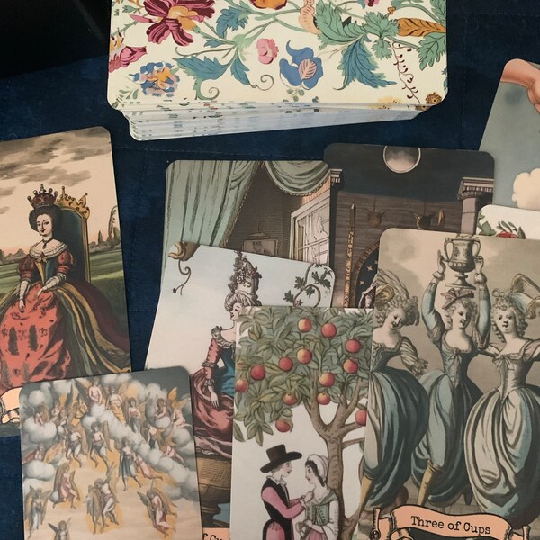 Vintage Tarot Deck, Vintage Tarot Cards, Old Tarot Deck, Old Tarot ...