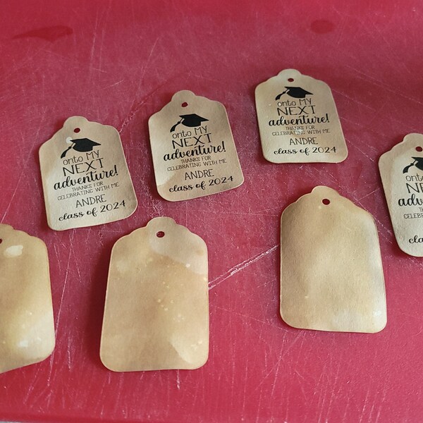 Onto My Next Adventure (my MEDIUM, LARGE or SMALL Tag) Personalized ...