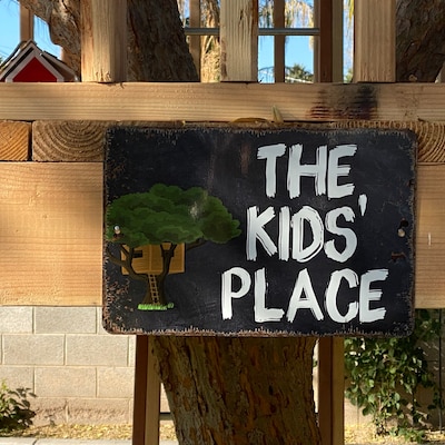 Welcome to the Treehouse Sign Kids Indoor or Outdoor Wall Art - Etsy