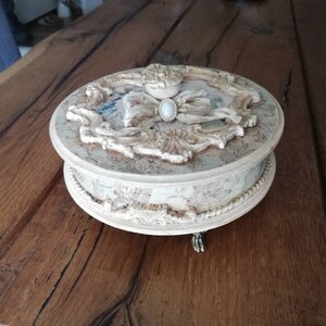 Vintage Tea Box, Tissue Box and Tray Tea Box With 9 Compartments Wooden ...