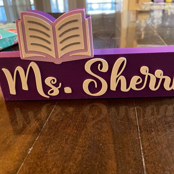 Bookworm Name Sign Librarian Gifts Bookworm Gifts Gift for Librarian ...