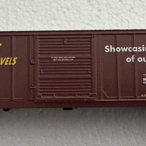 Custom Printed Model Train Box Car, HO Scale Box Car, Personalized Box ...