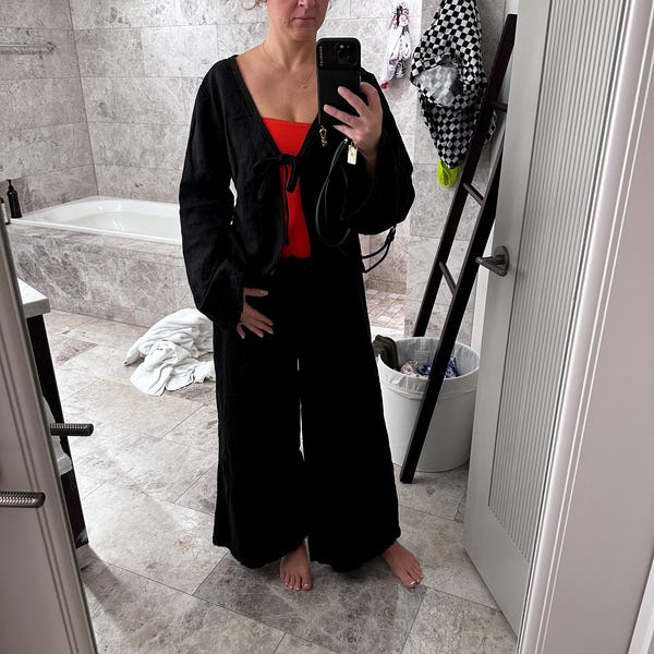 Tie Front Shirt + Pants Pattern | PDF Sewing Pattern | Loungewear ...