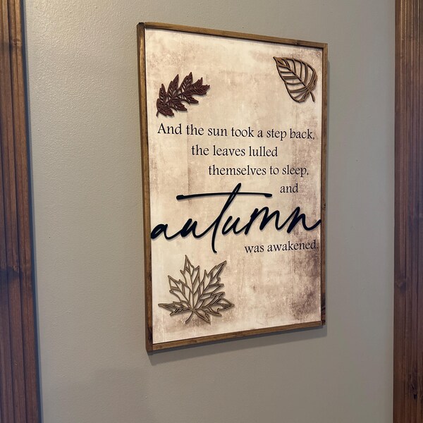 Fall Wood Sign Set, Layered Signs for Fall, Modern Farmhouse Sign, Fall ...