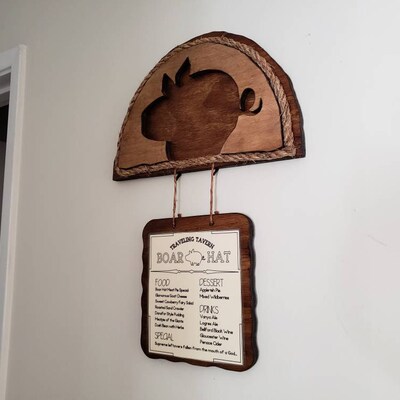 Boar Hat Tavern Menu Pub Menu 7DS Meliodas Hawk 7 Deadly Sins Fan Art ...