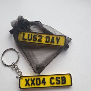 Pick Your Own Reg & Colour Numberplate Personalised Number - Etsy UK