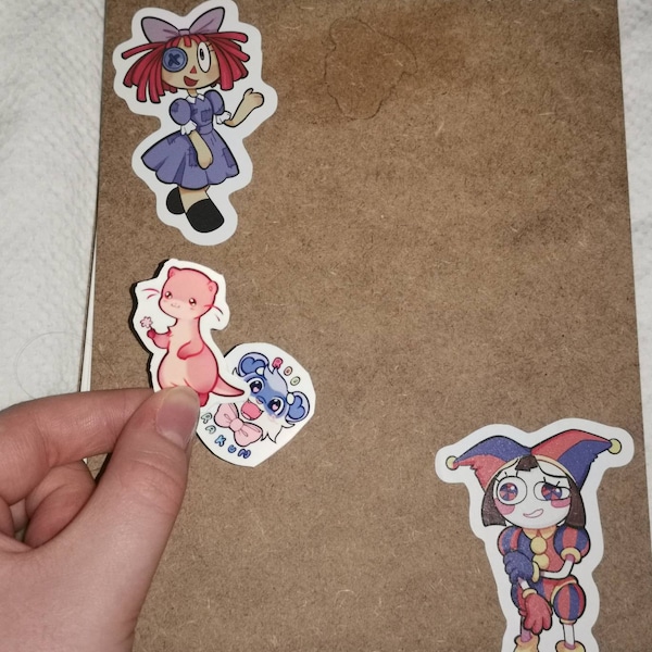 Digital Circus Glossy Vinyl Sticker - Etsy