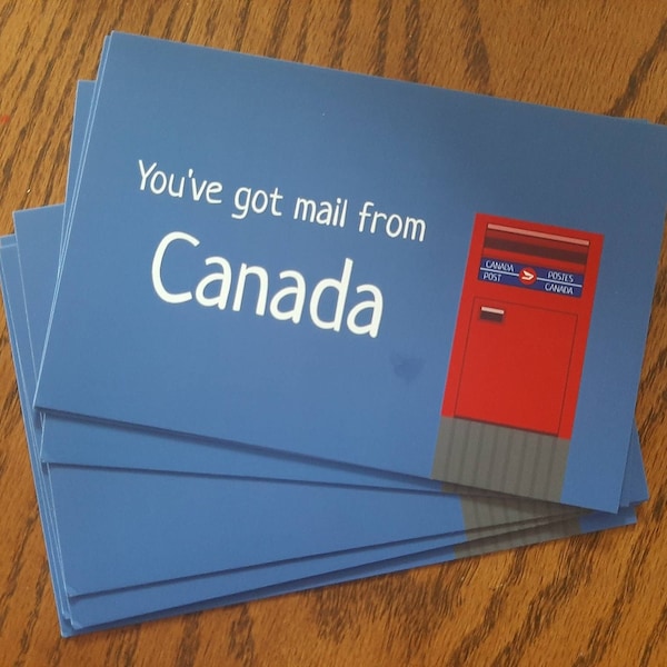 You've Got Mail From Canada Postcard - Etsy Canada