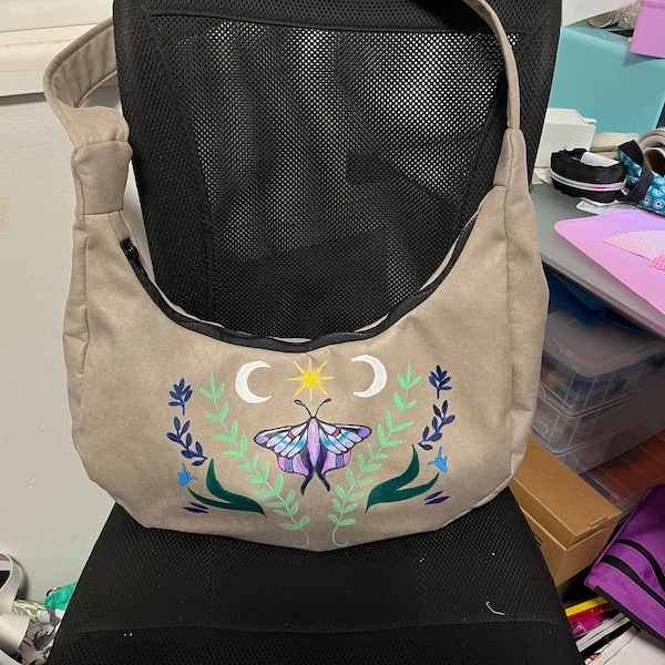 Crescent Bag Sewing Pattern, Oversized Hobo Bag, Crossbody Bag ...