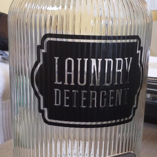 Laundry Basket Decals, Set of 7 Vinyl Labels for Sorting Clothes Hamper ...