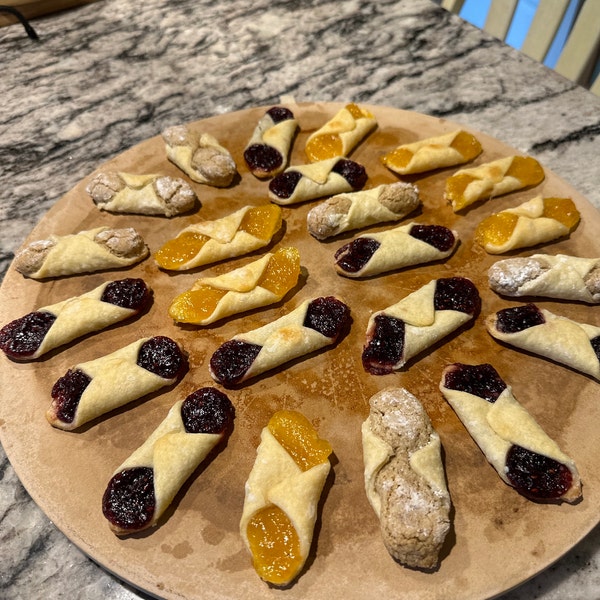 2 Dozen Homemade Cream Cheese Kiffles, Apricot Kiffles, Walnut Kiffles ...