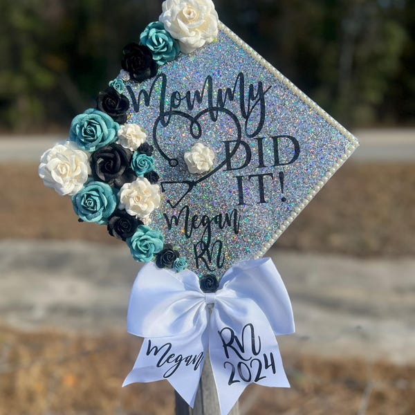 Airway Breathing Circulation ABC Graduation Cap Topper Decoration- With ...