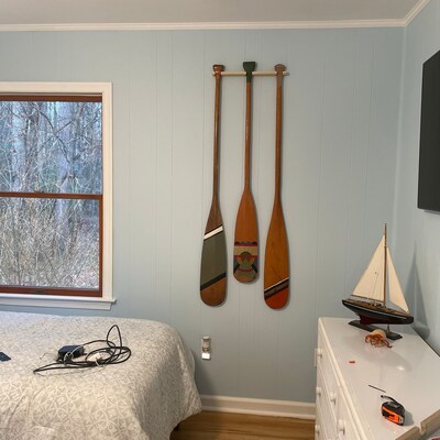 Paddle Hangers // Canoe Paddle Hanger // Oar Hanger // Home Decor ...