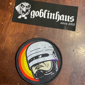 PATCH Robocop woven, Iron-on Horror, Sci-fi, Movie, Cult, Robo Cop ...
