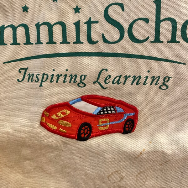 Race Car Patch! Custom Made! - Etsy