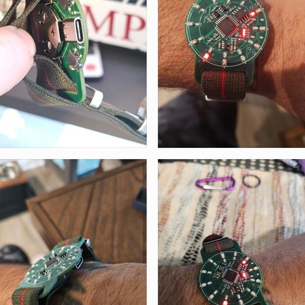 Circuit Board Watch for Engineers, STEM Students, Tech Nerds or Anyone ...