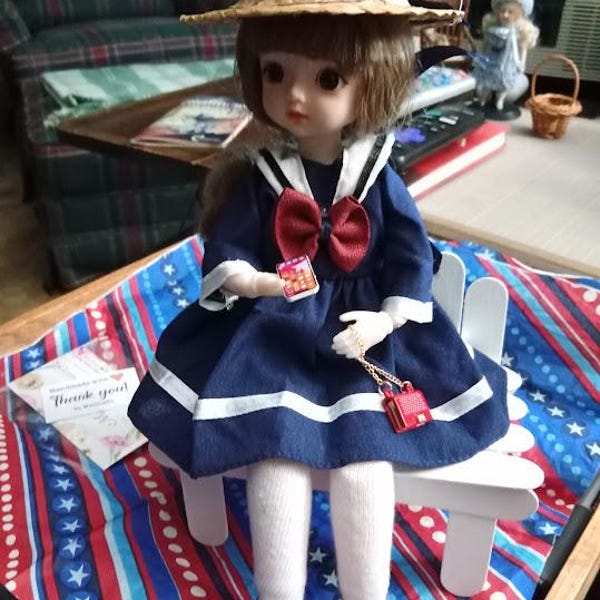 Miniature Memory Game for Fashion Dolls Bjd Dolls and Dollhouse Diorama ...