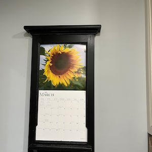 Shutterfly Calendar Family Calendar Holder Mail Organizer Double Pocket ...