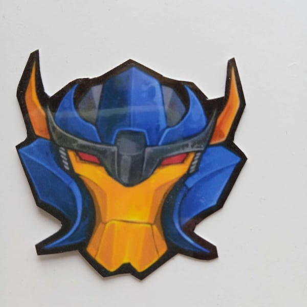 Transformers Prime Decepticon and Autobot's Headshots, Handcut Stickers ...