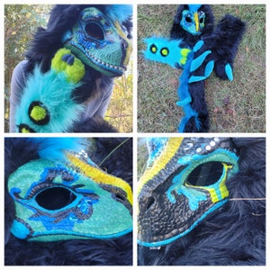 Raptor and Dino Mask Fur Pattern digital Download Only No - Etsy