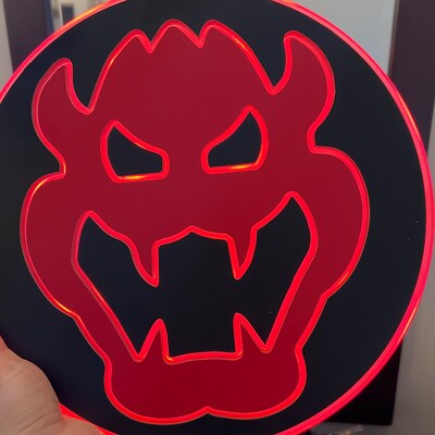 Oriental Fan Wall Sign Neon Like Fan Night Light Edge Lit - Etsy