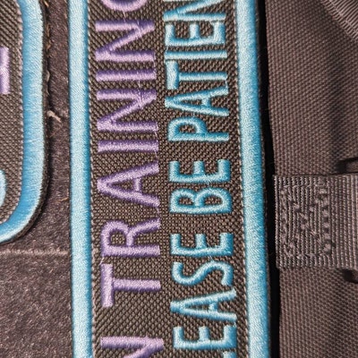 2x4 STOP No Touch No Talk Let Me Work Patch - Etsy