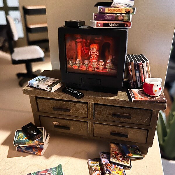 Mini CRT TV - 3 Models, 5 Color Options- Personalize With the Image of ...