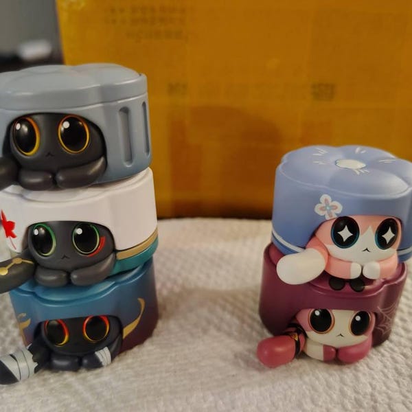 Official Honkai Star Rail Cat Cake Miniature 5 Random Pieces Kit, Kafka ...