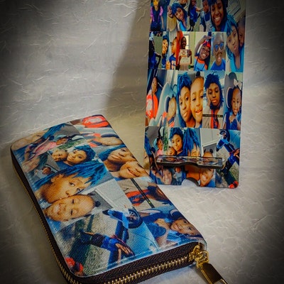 Blank Ladies Canvas Double Sided Wallet With Wristlet ready for ...