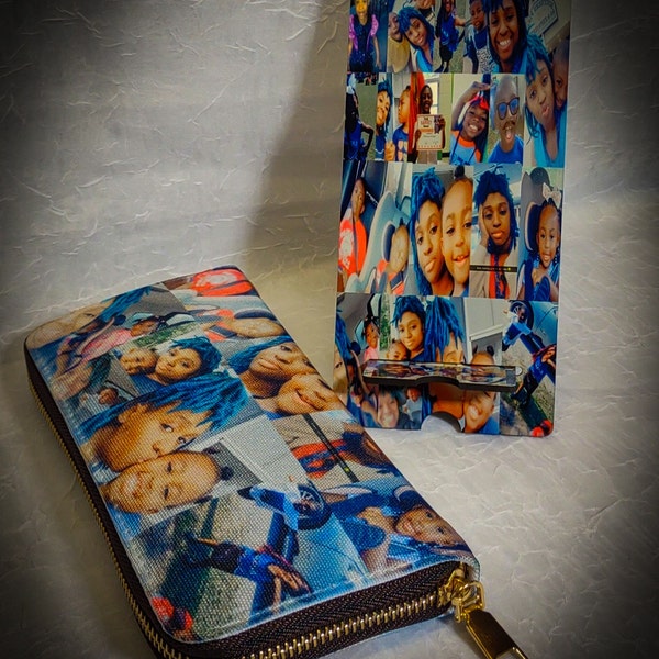 Blank Ladies Canvas Double Sided Wallet With Wristlet **ready for ...