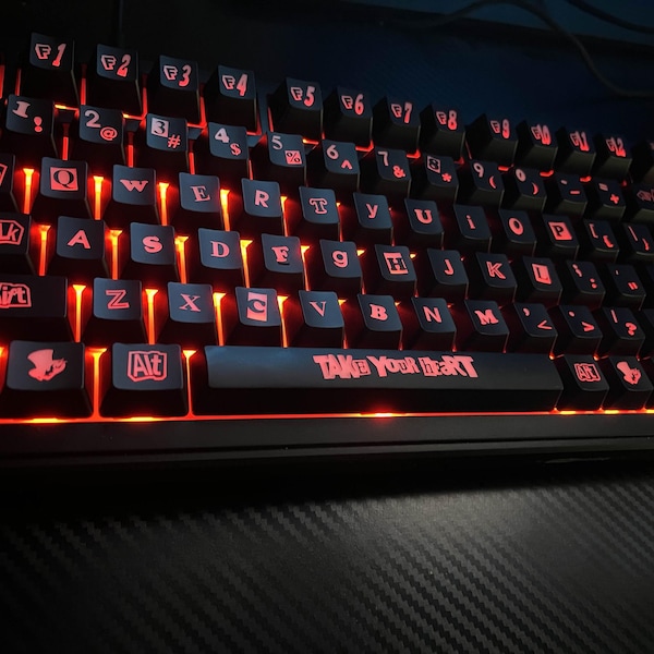 Sonic the Hedgehog Characters Backlit Keycap Pack Mechanical Keyboard ...