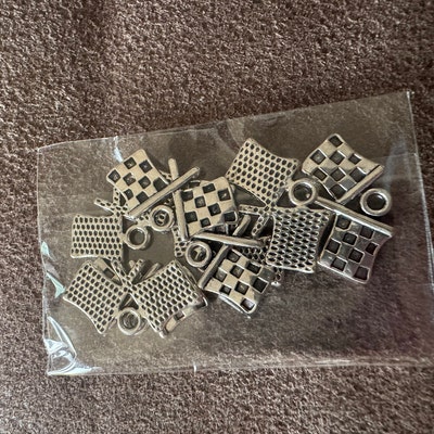 100 Glue on Charm Base Bails 8 X 6mm Clear Plastic FS316 - Etsy