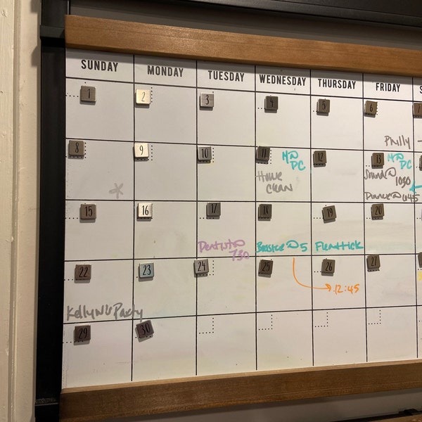 Calendar Magnets | Magnet Numbers, Stainless Steel | Monthly Magnetic ...