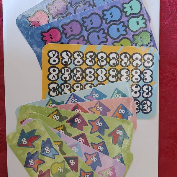 Splatoon 3 Grizzco Onboarding Sticker Sheet - Etsy