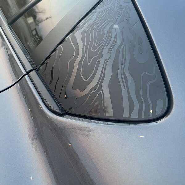 Fits 2018-2023 Subaru Crosstrek Rear Side Window Topographic Map Decal ...