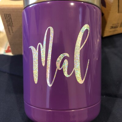 Monogrammed 2 Inch Decal Sticker Monogrammed Gifts Small Decal Sticker ...