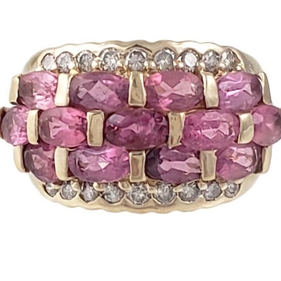 10K Gold & Fire Agate Ring Signed Alfred Joe Gold - Etsy